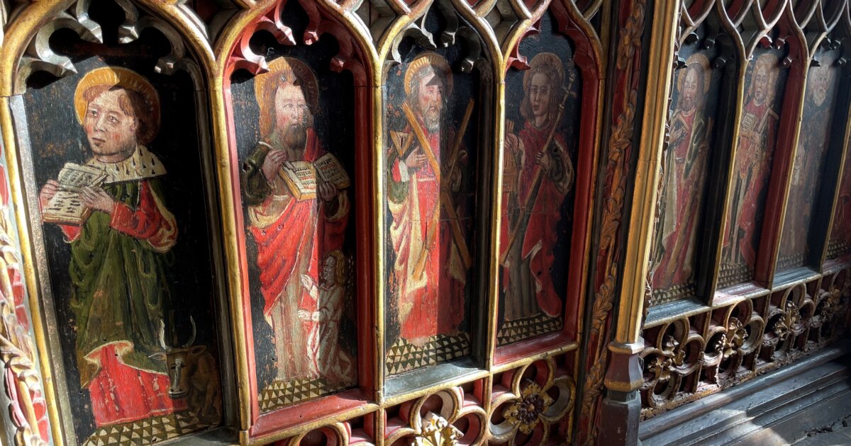 Torbryan: painted panels - Churches Conservation Trust
